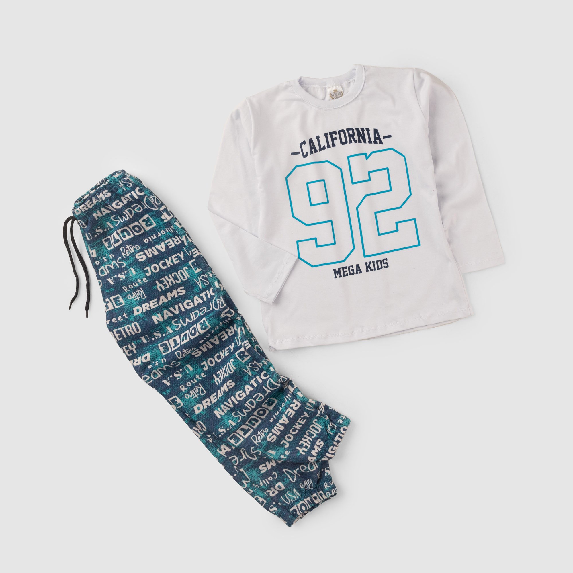 Conjunto Infantil Meia Estação Masculino California 92 - Branco